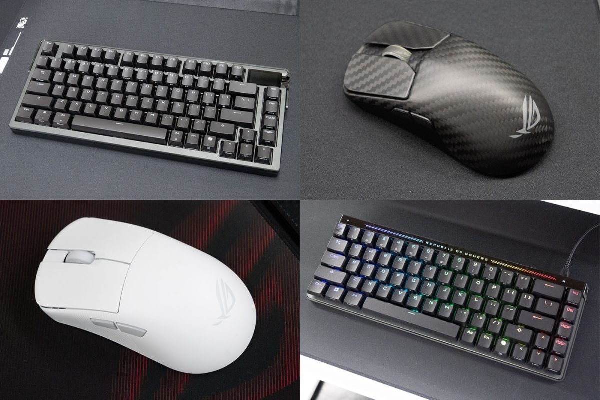 ASUS JAPAN、新型ROGゲーミングキーボード・マウス5機種を発表 | eGameX
